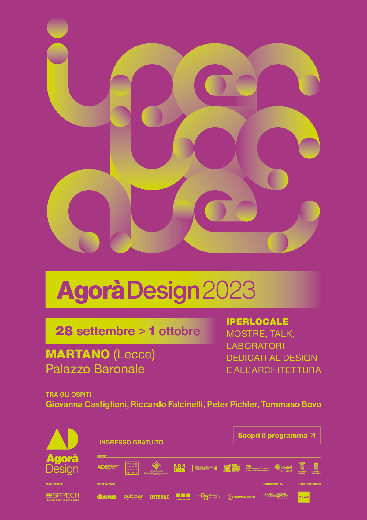 Giovedì 28 settembre al via il festival Agorà Design 2023 - Gazebo, Pergole Bioclimatiche e su ...
