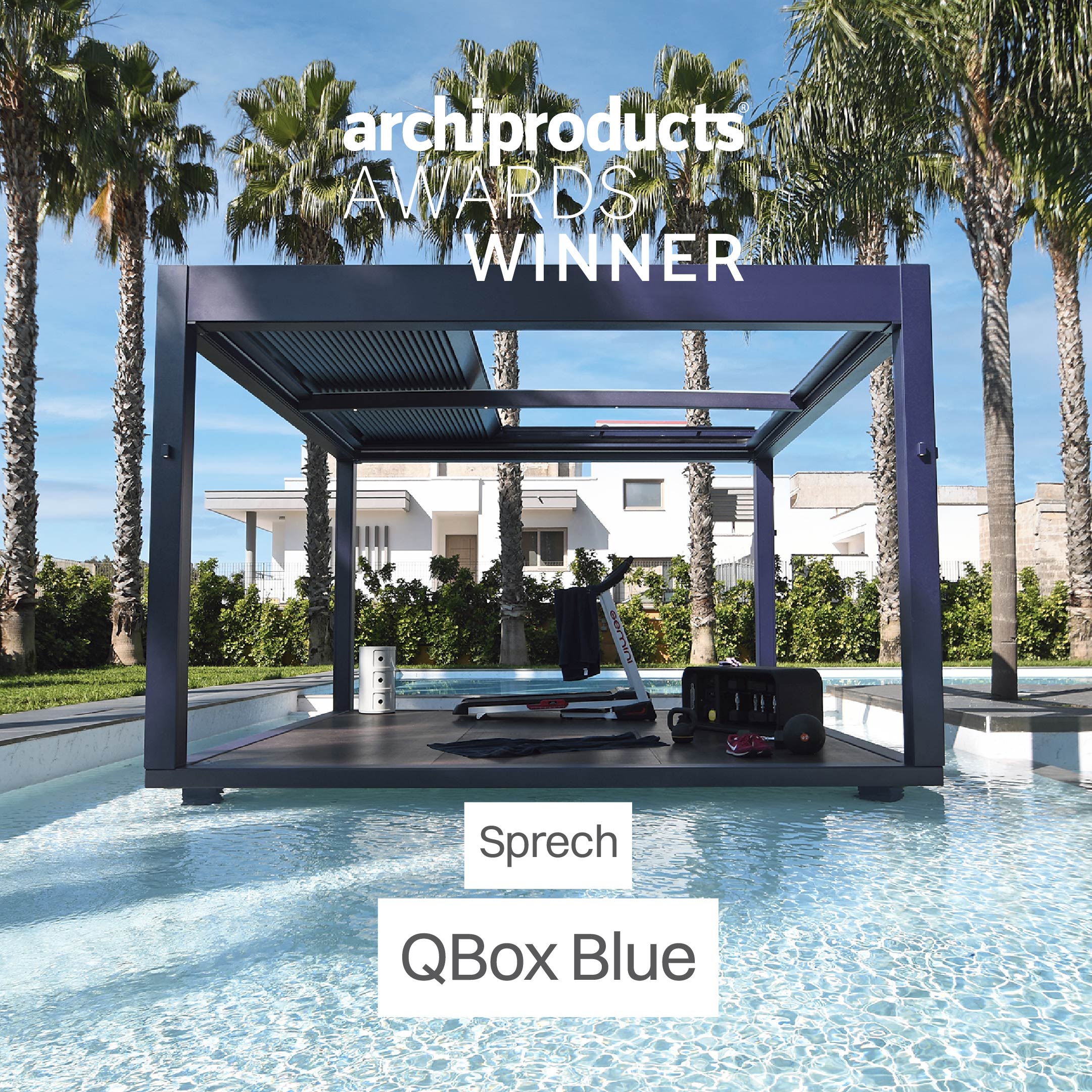 Archiproducts Design Awards 2023: vince la nostra pergola Qbox Blue